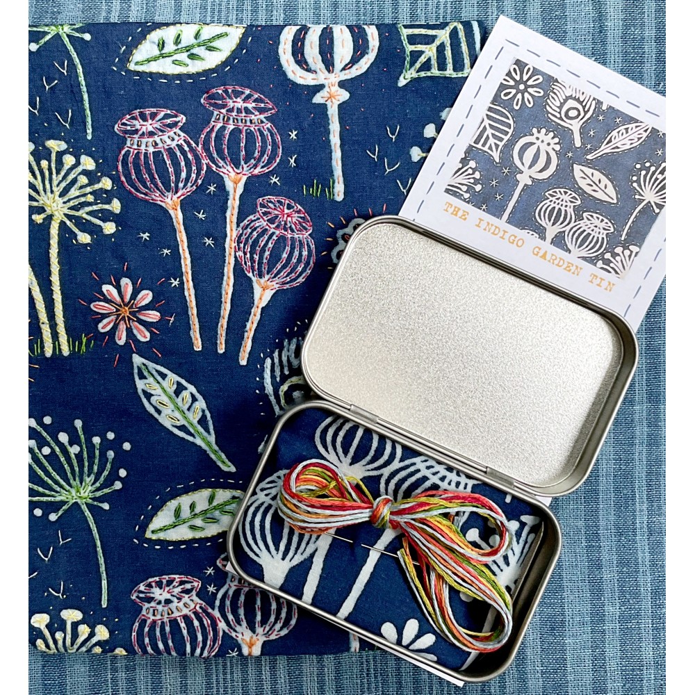 Tin project - indigo garden | The Border Tart